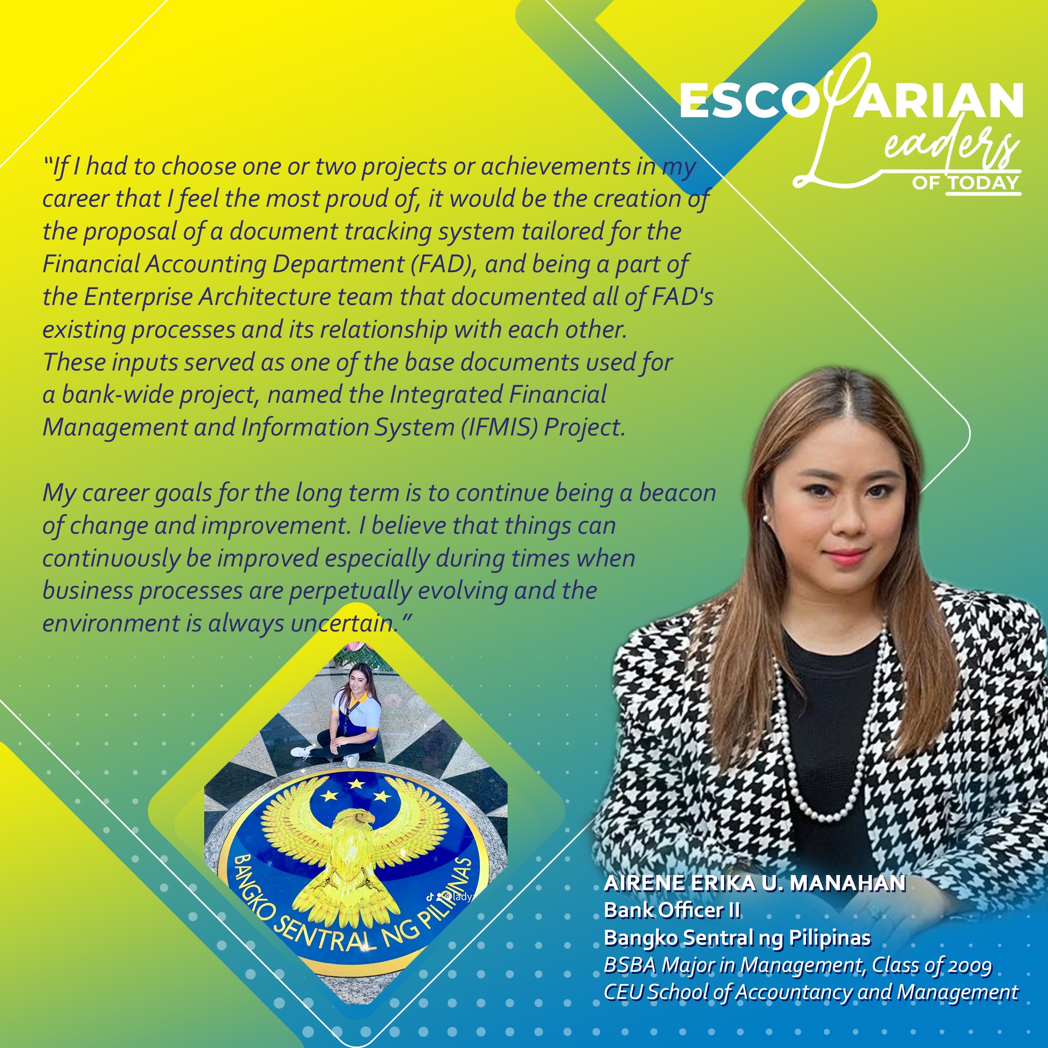 Ms Airene Erika U. Manahan